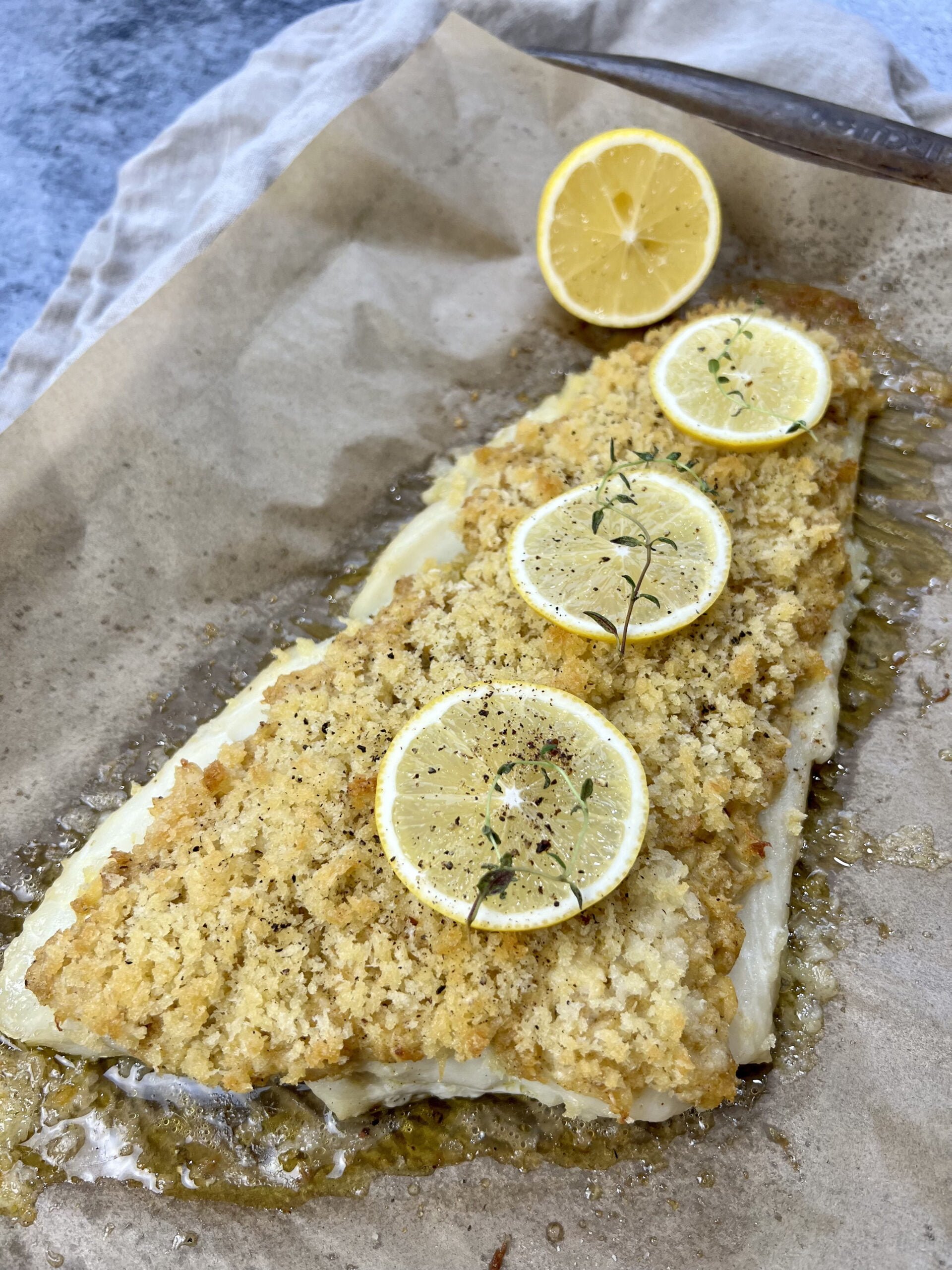 Crab Crusted Cod - Vessys Gourmet Kitchen